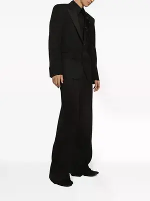 Dolce & Gabbana Floral-appliqué Single-breasted Suit