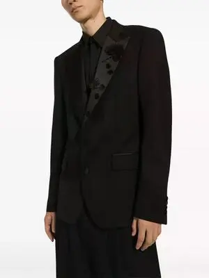 Dolce & Gabbana Floral-appliqué Single-breasted Suit