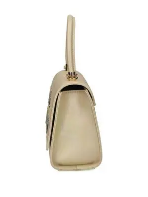 Moschino Logo-lettering Tote Bag - Gold