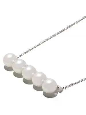 TASAKI 18kt White Gold Akoya Pearl Necklace