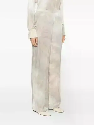 RAME Jersey Trousers With Marbled Pattern