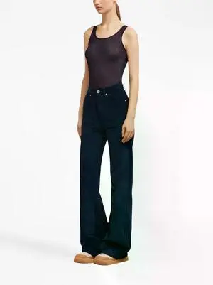 AMI Paris Flared Corduroy Trousers