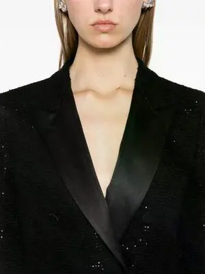 Tagliatore Sequin-embellished Bouclé Blazer