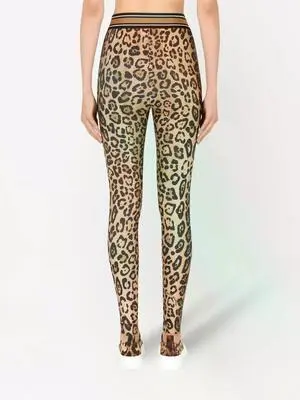 Dolce & Gabbana Leopard-print Jersey Leggings