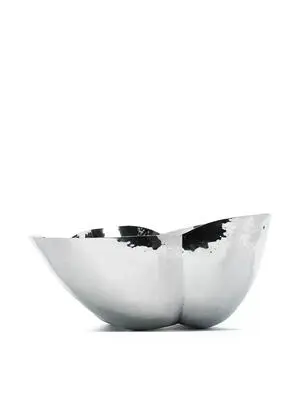 TOM DIXON Cloud Hammered Sculptural Bowl - Silver
