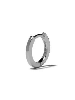 WE BY WHITEBIRD 18kt White Gold Diamond Hoop Earring