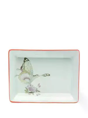 PIERRE-LOUIS MASCIA Butterfly-print Tray - Blue