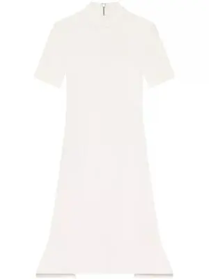 COURREGES Scuba Mini Dress - Neutrals