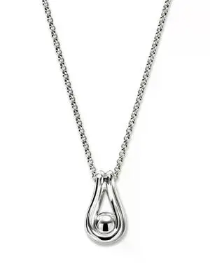John Hardy Tone Pendant Necklace
