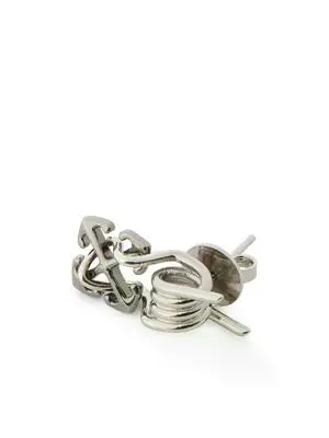 Off-White Barbed Wire Single Earring - Silver