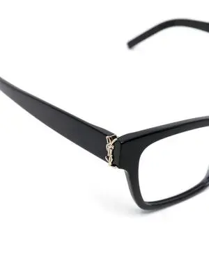 Saint Laurent Engraved-logo Cat Eye Glasses