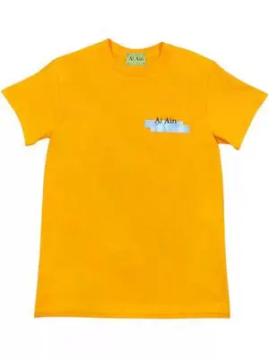 AL AIN Graphic-print T-shirt - Yellow