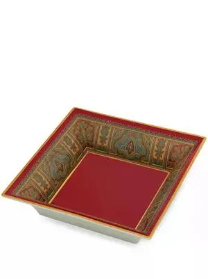 Etro Paisley-print Porcelain Tray - Red