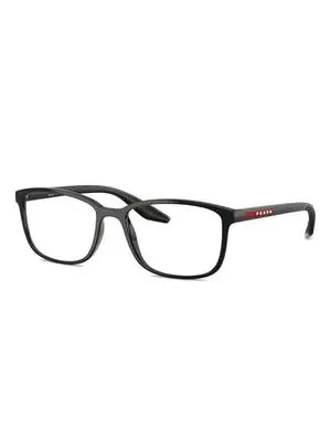Prada Rectangle Frame Eyeglasses - Black