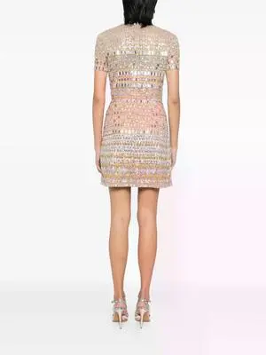 Elie Saab Embellished Round Neck Dress
