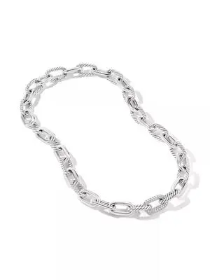 David Yurman Sterling Pavé Diamond Madison Chain Necklace