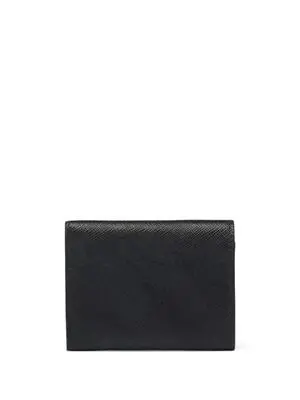 Prada Small Saffiano Wallet - Black