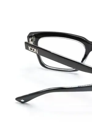 Dsquared2 Icon Square-frame Glasses - Black
