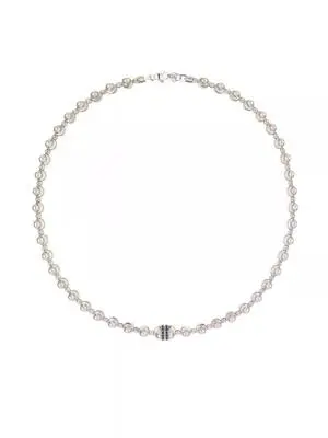 OFFICINA BERNARDI 18kt White Gold Empire Sapphire Necklace - Silver