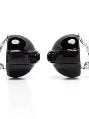 Fiorucci Mini Lollipop Clip-on Earrings - Black