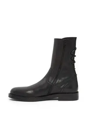 ANN DEMEULEMEESTER Heiko Ankle Biker Boots