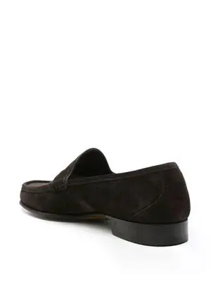 TOM FORD Suede Penny Loafers