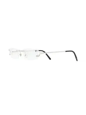 Cartier Rectangular Rimless Eyeglasses