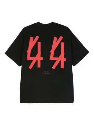 44 LABEL GROUP Cotton T-shirt With Embroidered Logo