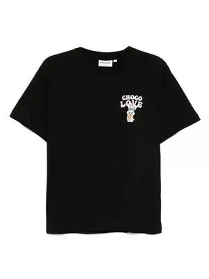 CHOCOOLATE Embroidered T-shirt - Black