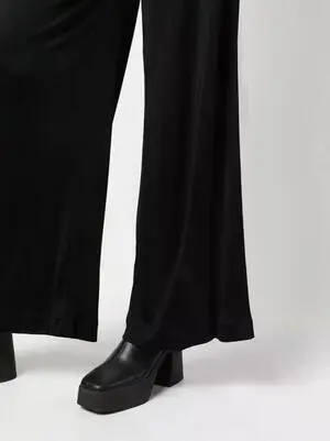 Diane Von Furstenberg High-waisted Palazzo Pants - Black