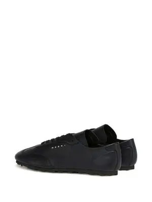 Marni Nappa Leather Softy Soccer Sneakers - Black