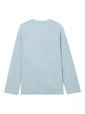 TOUT A COUP Graphic-print Long-sleeve T-shirt - Blue