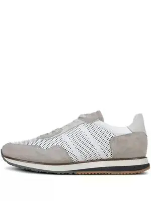 POCHE PARIS Perforated Lace-up Sneakers