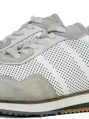 POCHE PARIS Perforated Lace-up Sneakers