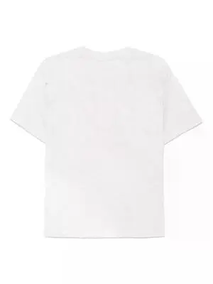 CHOCOOLATE Logo Embroidered Crew Neck T-shirt