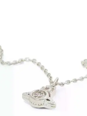 VIVIENNE WESTWOOD Tone Orb Pendant Necklace With Crystal Embellishment