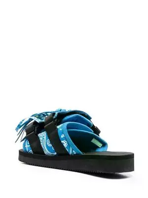 ALANUI X SUICOKE Paisley Print Fringed Flat Sandals