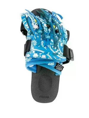 ALANUI X SUICOKE Paisley Print Fringed Flat Sandals