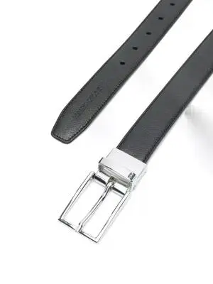 Emporio Armani Leather Belt - Black