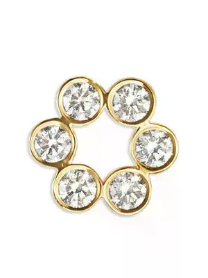 Sophie Bille Brahe 18ct Gold Petite Luna Diamond Earring - Yellow