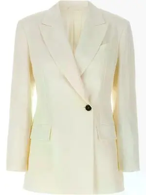 Brunello Cucinelli Double-breasted Blazer - Neutrals