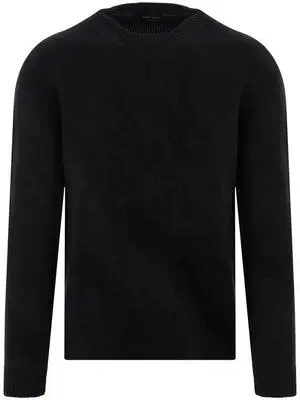 ROBERTO COLLINA Merino Wool Jumper - Black