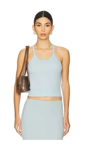 Eterne Ribbed Tank Top - Blue
