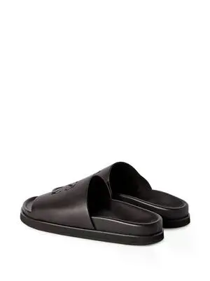 Off-White Arrow Motif Leather Slides