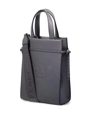 Fendi Embossed Logo Tote Bag
