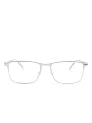 Montblanc Rectangle-frame Eyeglasses - Silver