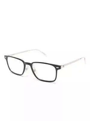 Montblanc Rectangle Frame Eyeglasses - Black