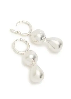 Lié Studio The Catherine Sterling Hoop Earrings By