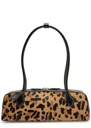 Alaïa Alaïa Le Teckel Medium Shoulder Bag Leopard