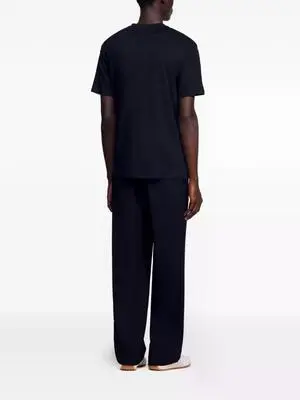 Sandro Certified Linen Mock Neck T-shirt